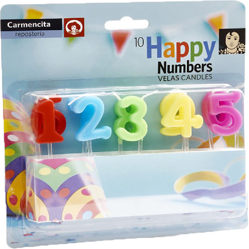 Espelmes Happy number 10 en La Sirena