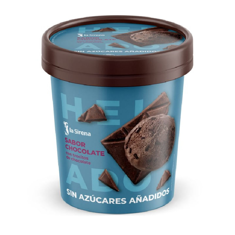 Tarrina Chocolate sin azúcar en La Sirena